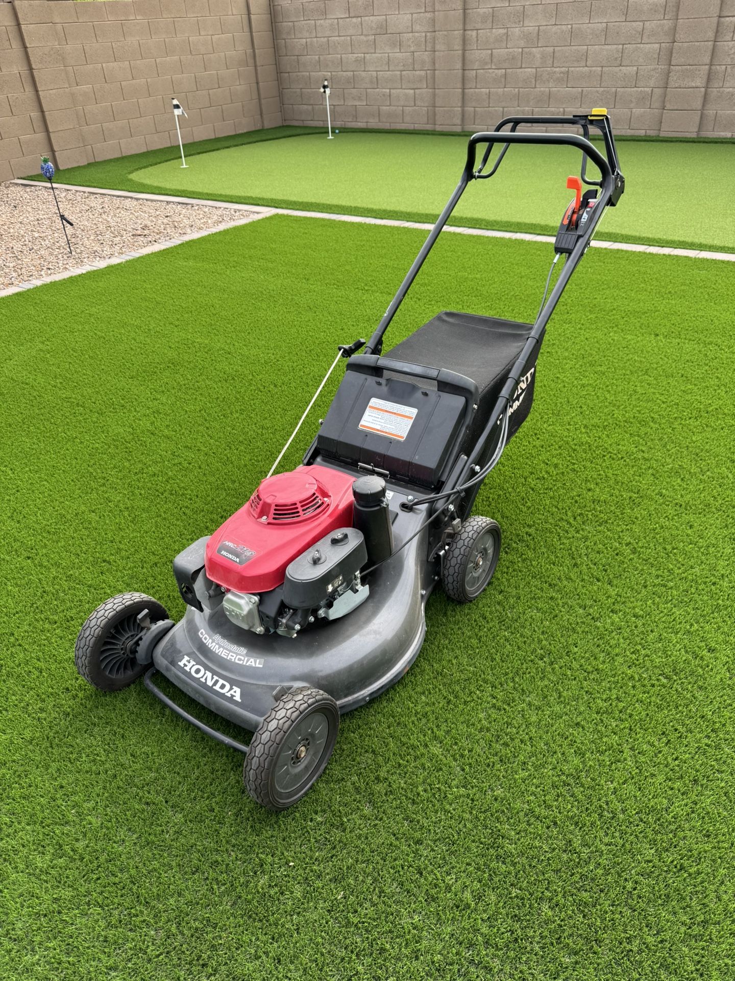 Practically New Honda HRC 216 Commercial Lawnmower for Sale in ...