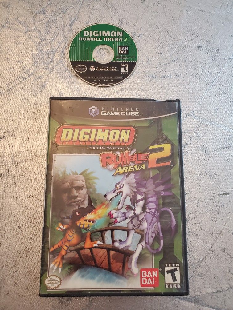 Nintendo Gamecube Rare Digimon: Rumble Arena 2 (Nintendo GameCube GC ...