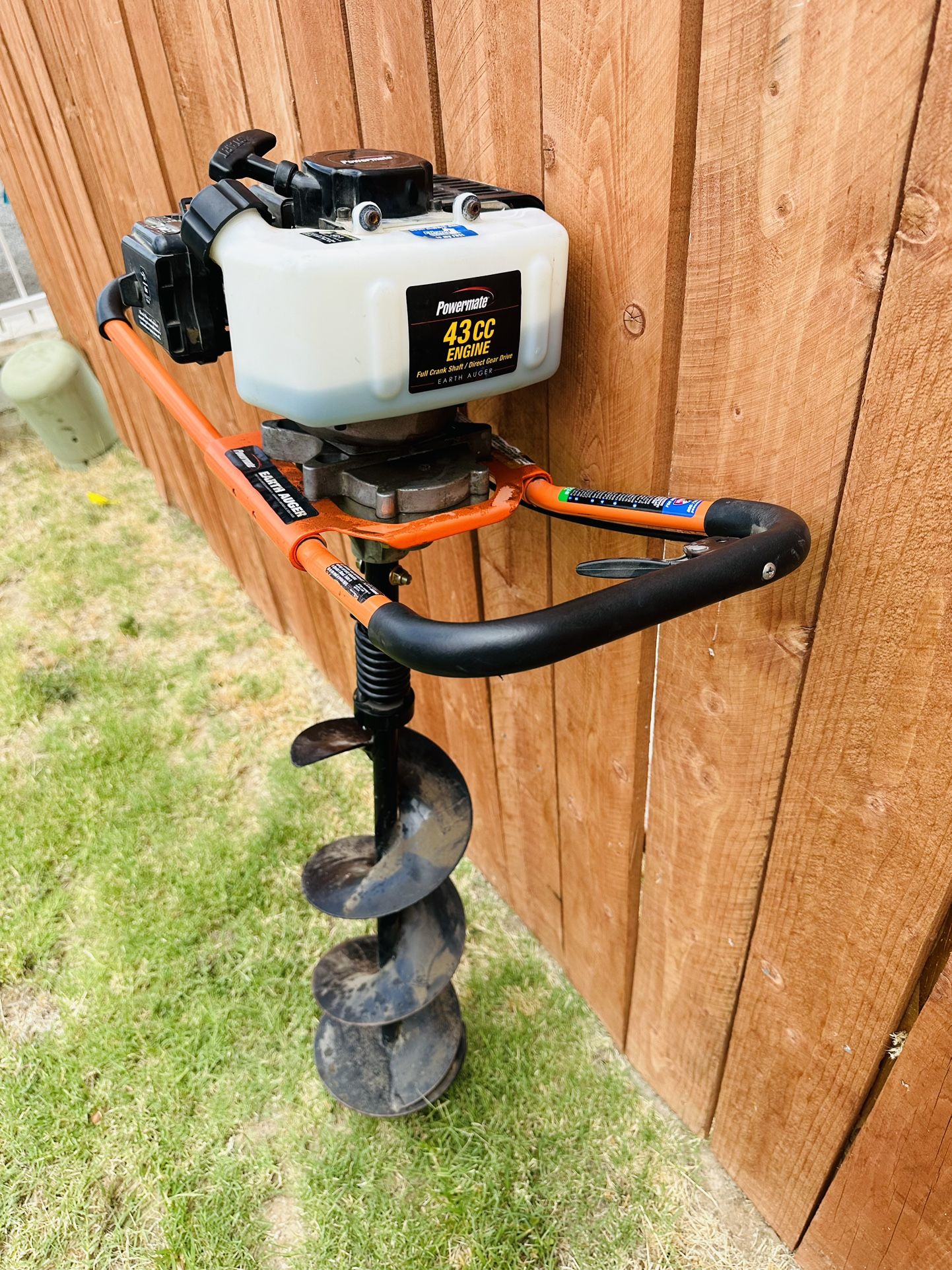 Powermate normalizing Earth Auger 43cc Engine