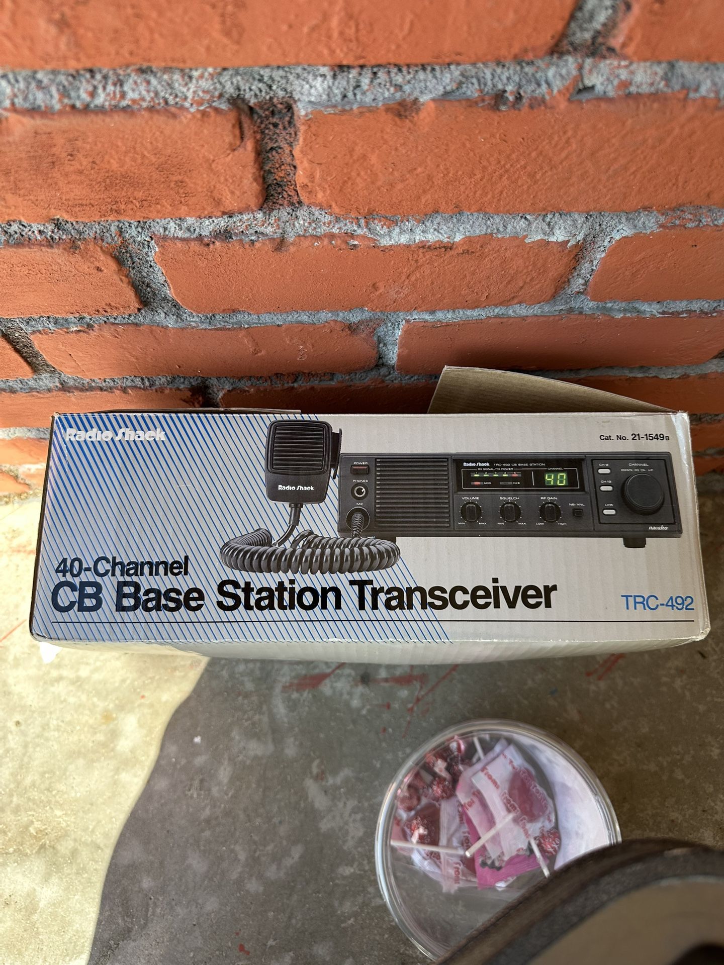 Vintage Radio Shack Navaho CB Radio Base Station TRC-492 40 Channel ...