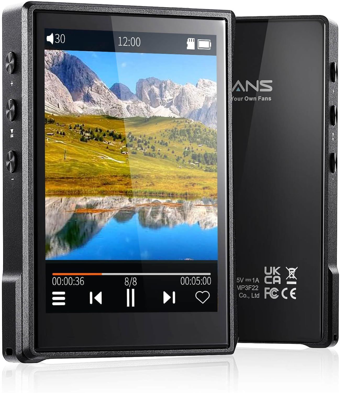 MP3 Player, Lossless DSD High Resolution Portable Digital Audio Music ...