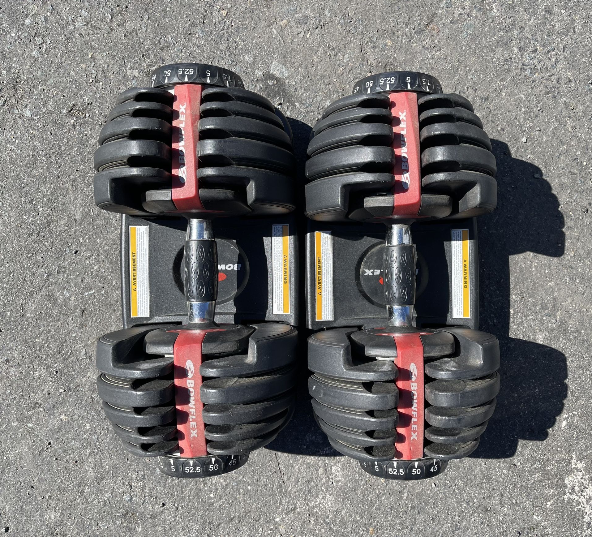 Bowflex Selecttech 552 Adjustable Dumbbells, Black for Sale in San ...