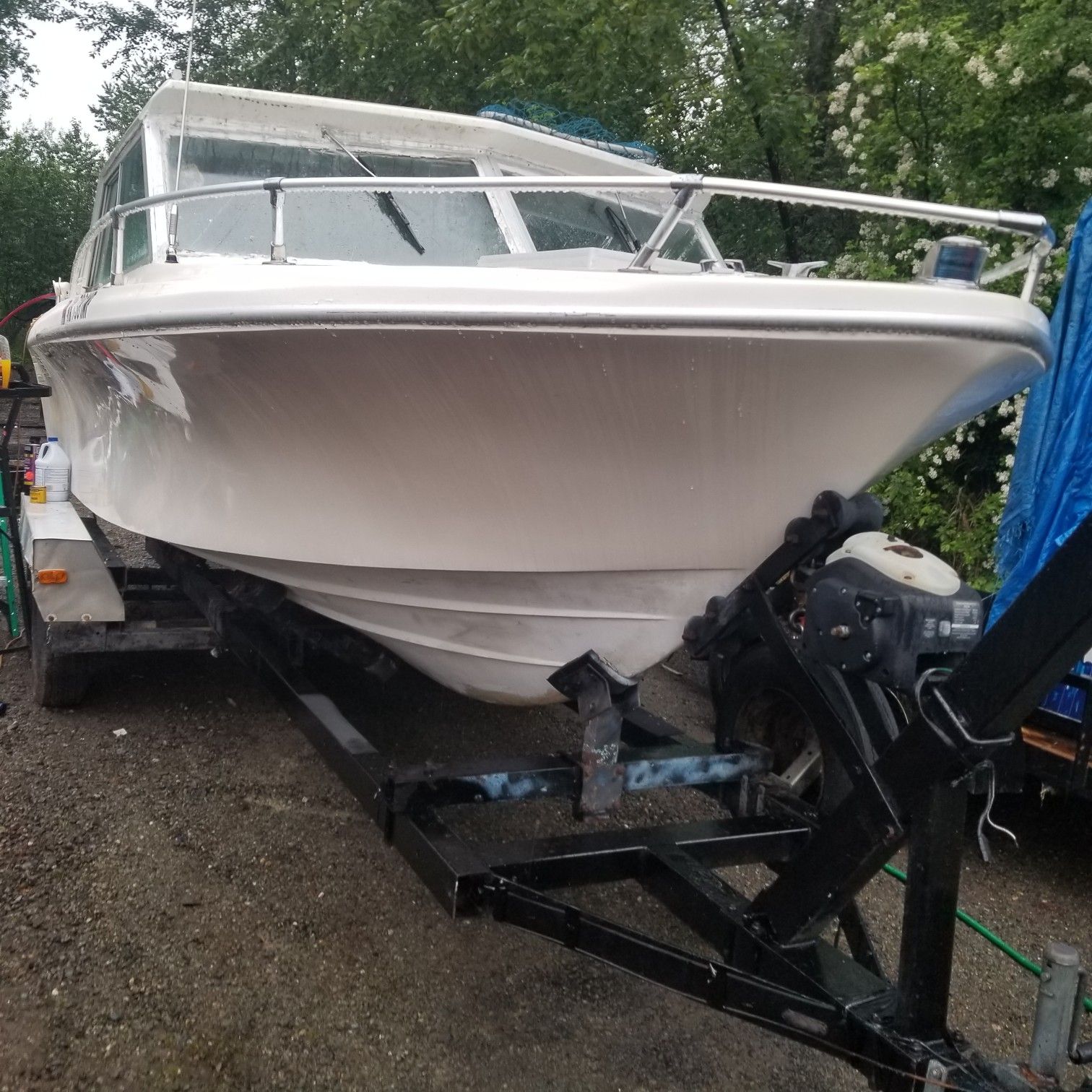 1973 21ft Fiberform Cuddy fishing boat rebuilt 250 for Sale in Tacoma ...