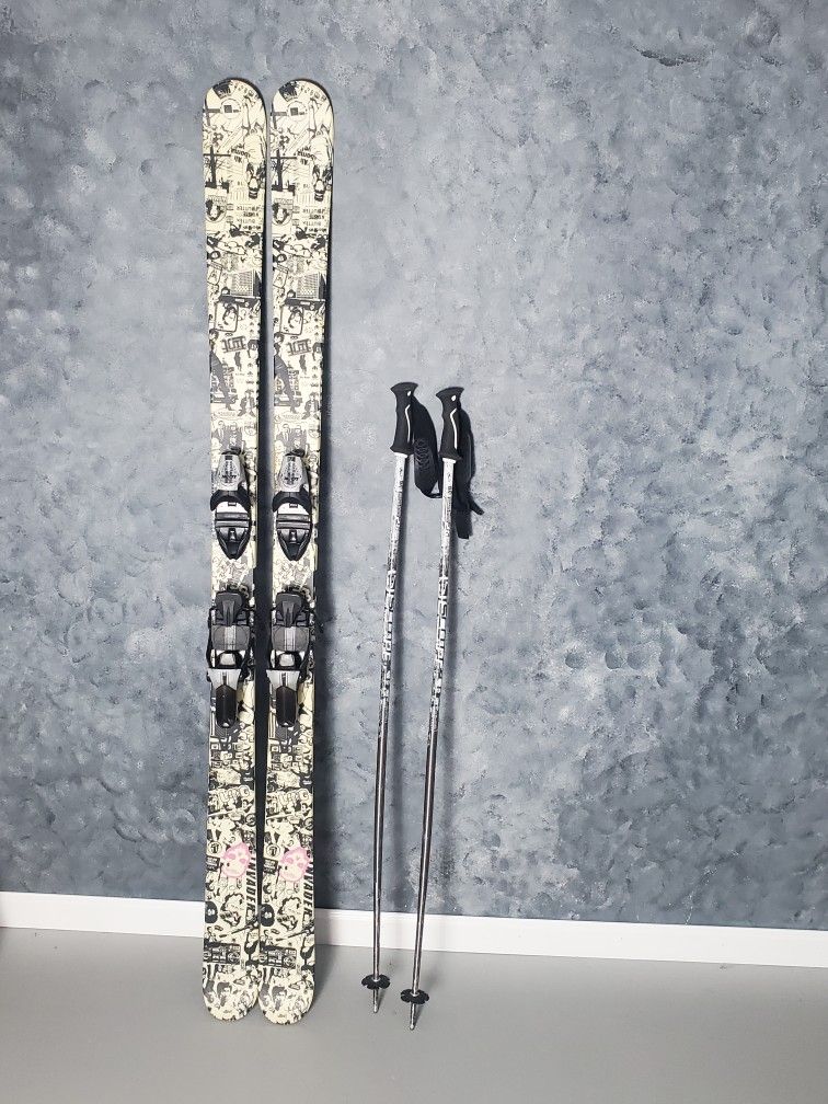 2006 Line Invader Park Skis and Poles for Sale in Seattle, WA - OfferUp