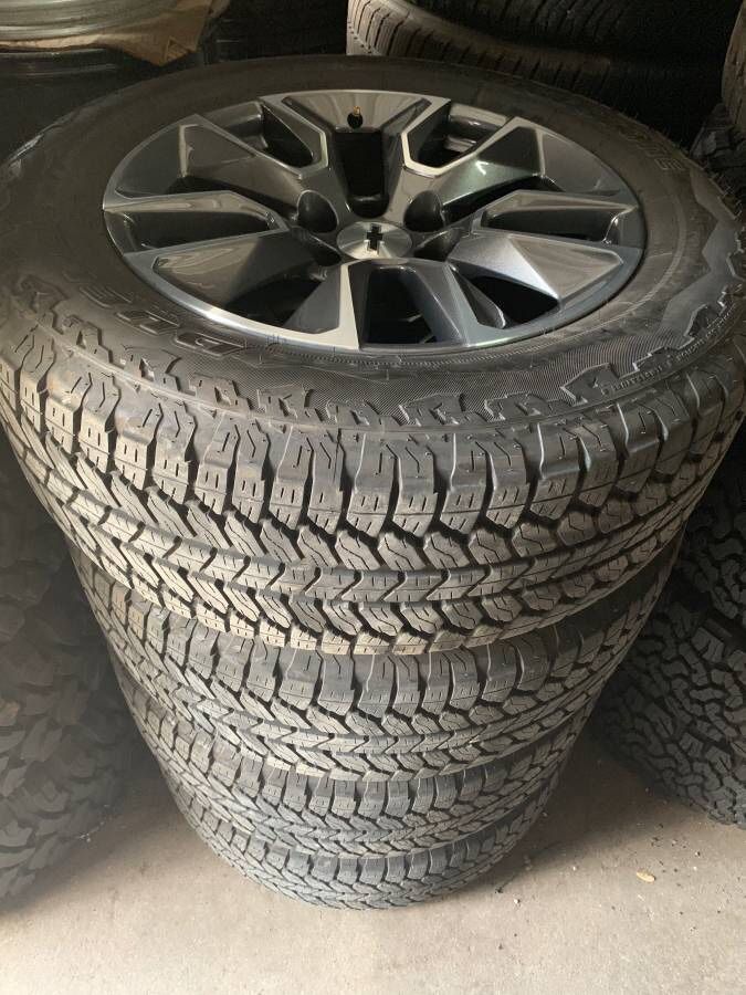 Brand New 20” Chevy Silverado Rims & Tires 6 Lug Wheels Sierra 2019 z71 ...