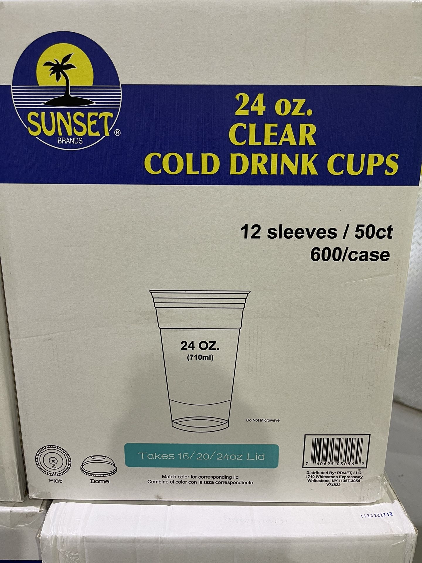 SUNSET CLEAR PLASTIC CUPS 24OZ (600 CT ) for Sale in Queens, NY - OfferUp