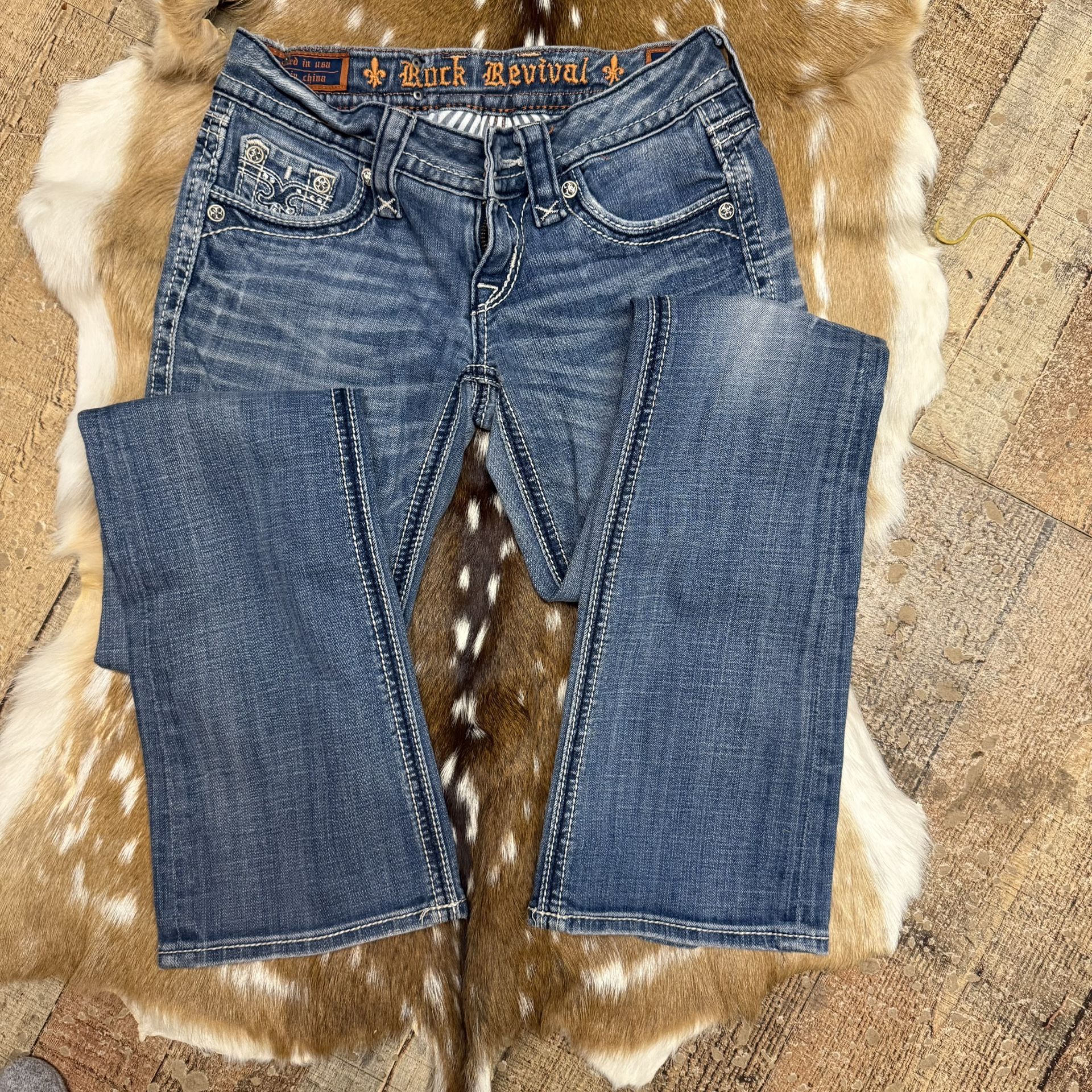 Rock Revival Bootcut Size 24 Jeans for Sale in Boerne, TX - OfferUp