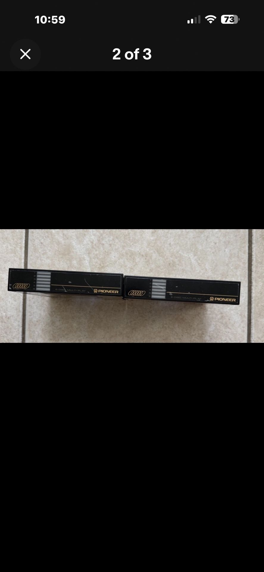 Two Used Pioneer 6-Disc Multi-Play CD Compact Disc Magazine PRW-1141 ...