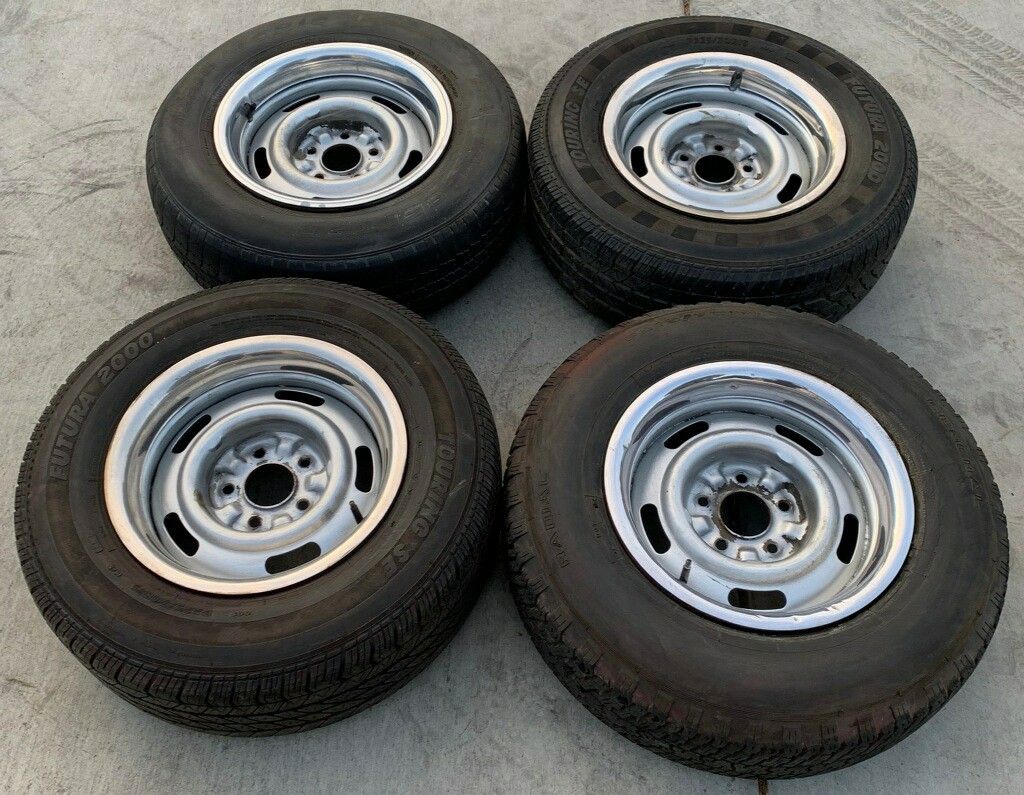 Vintage 15" Chevrolet Rally Wheels off a 1973 Camaro for Sale in Los ...