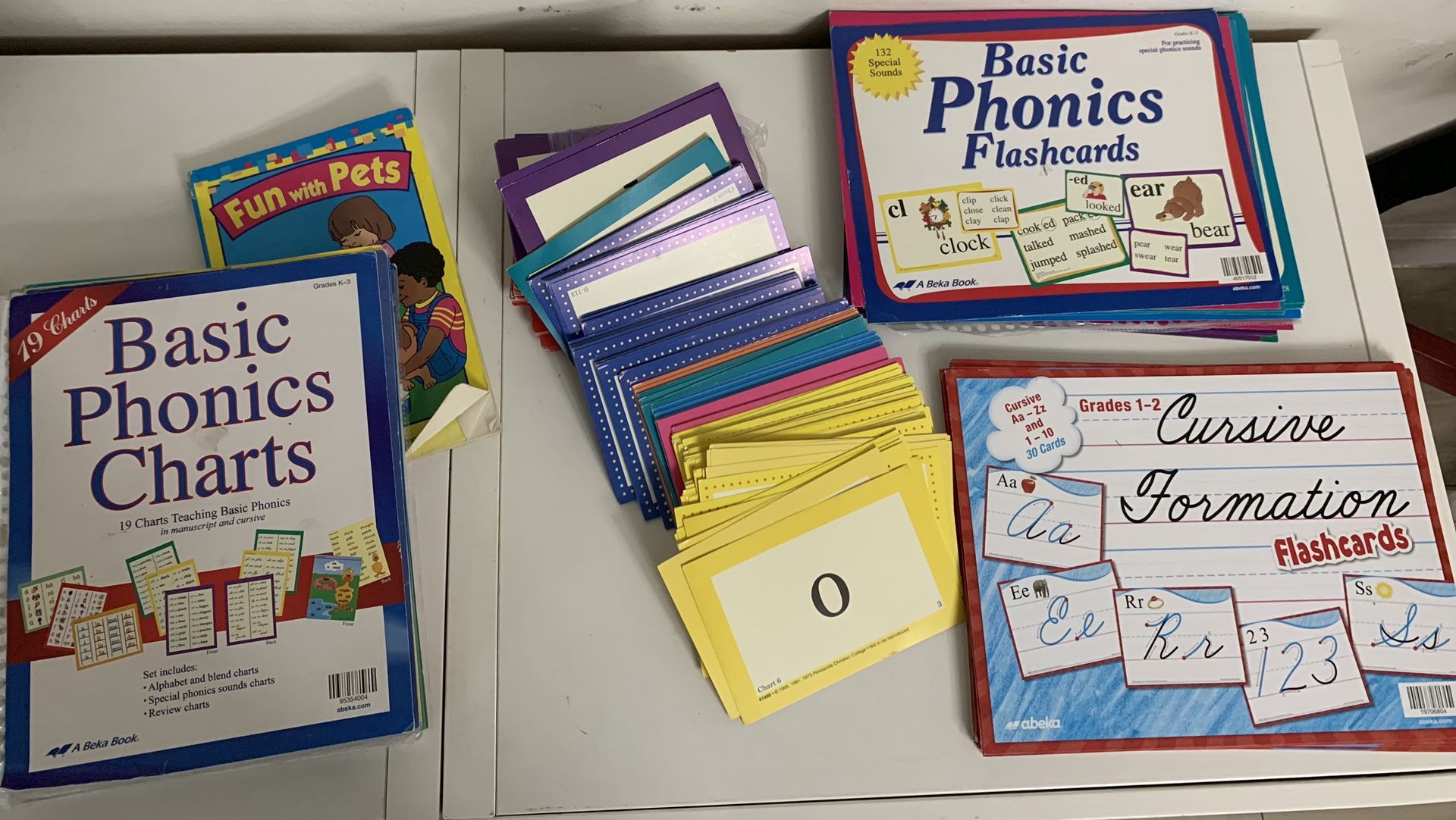 Abeka Homeschool Phonics Flashcards and Charts for Sale in Miami, FL ...