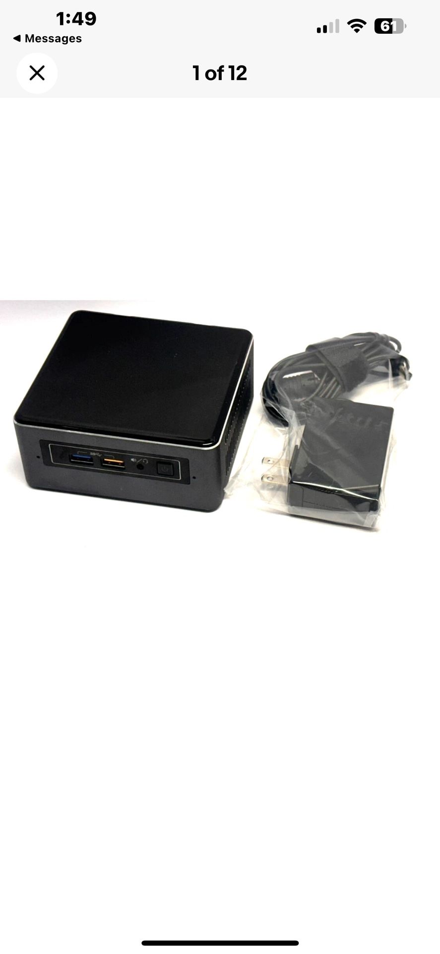 Intel NUC Desktop NUC7I5BNH Intel i5 - 7Gen - 8GB RAM - No Storage for ...