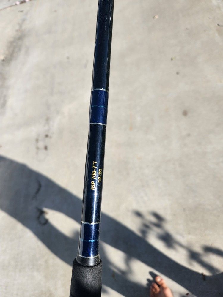 For Sale Seeker Fishing Rod Inshore Pro ISP 708-7T 12-20 for Sale in ...