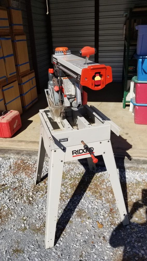 Ridgid 10 radial arm saw store
