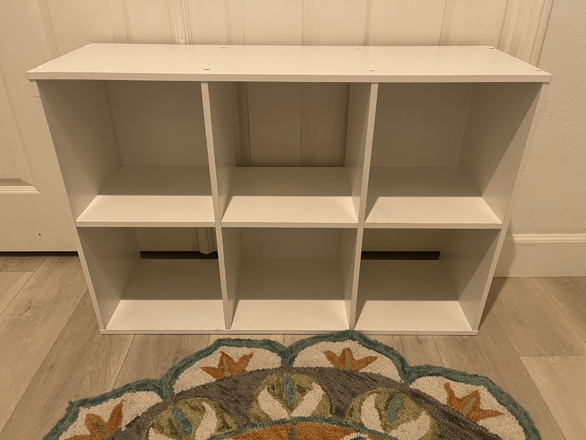 White Storage Cubbies. Not Too Heavy. Clean And good shape $10 for Sale ...