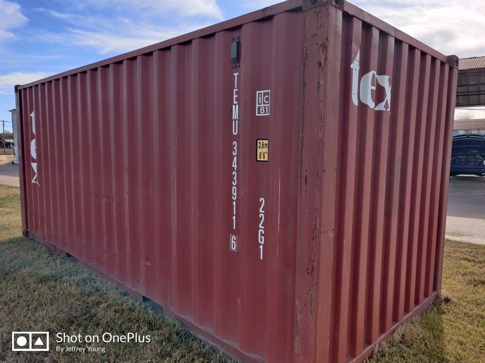 20ft Wind & Water Tight Shipping Containers For Sale for Sale in ...