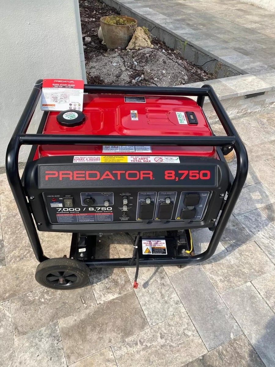 Generators portable predator 8750Wwatts-Gasoline for Sale in Los ...