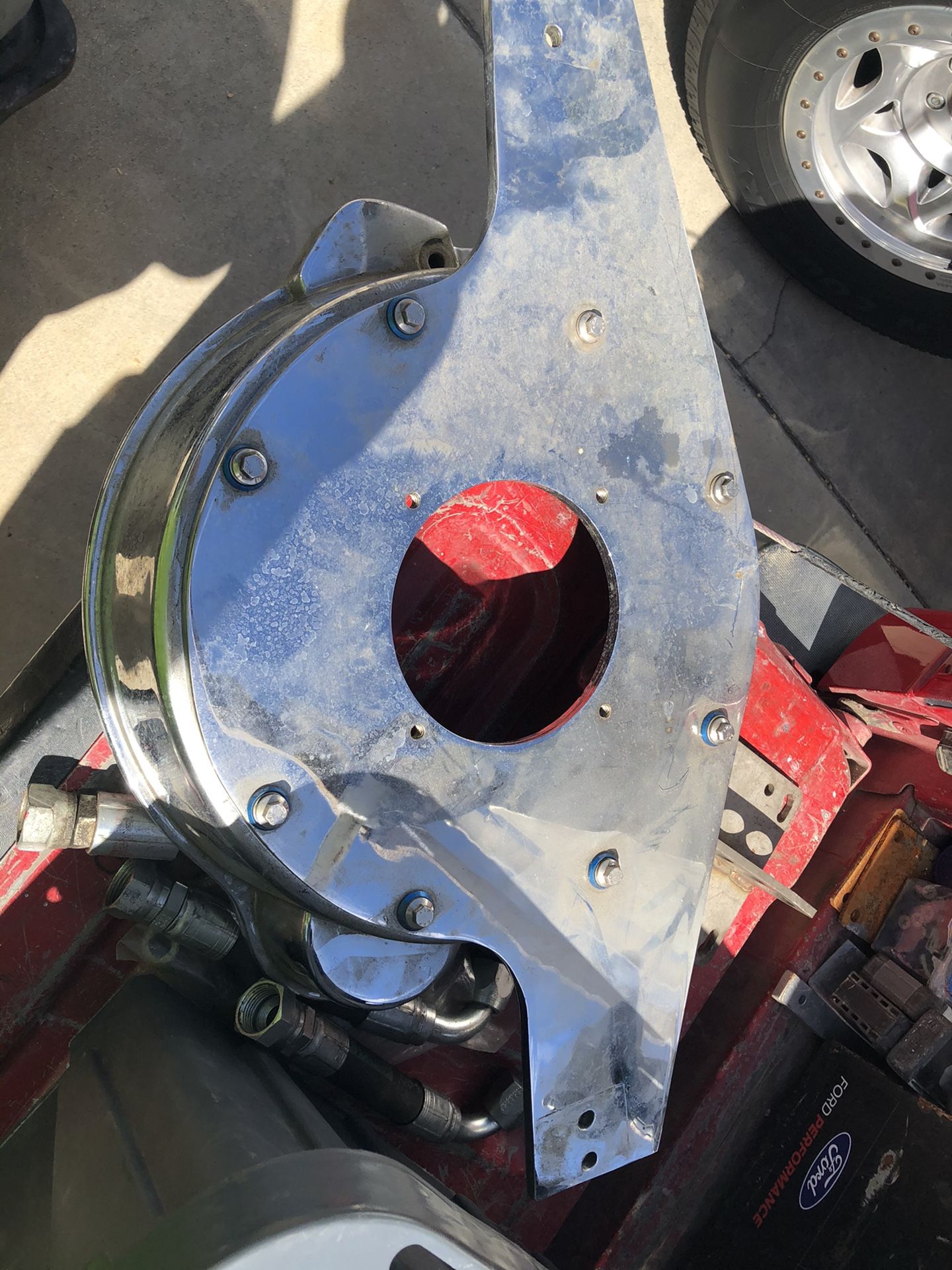 Jet boat Chevy bbc 454 496 engine mount flywheel cover for Sale in ...