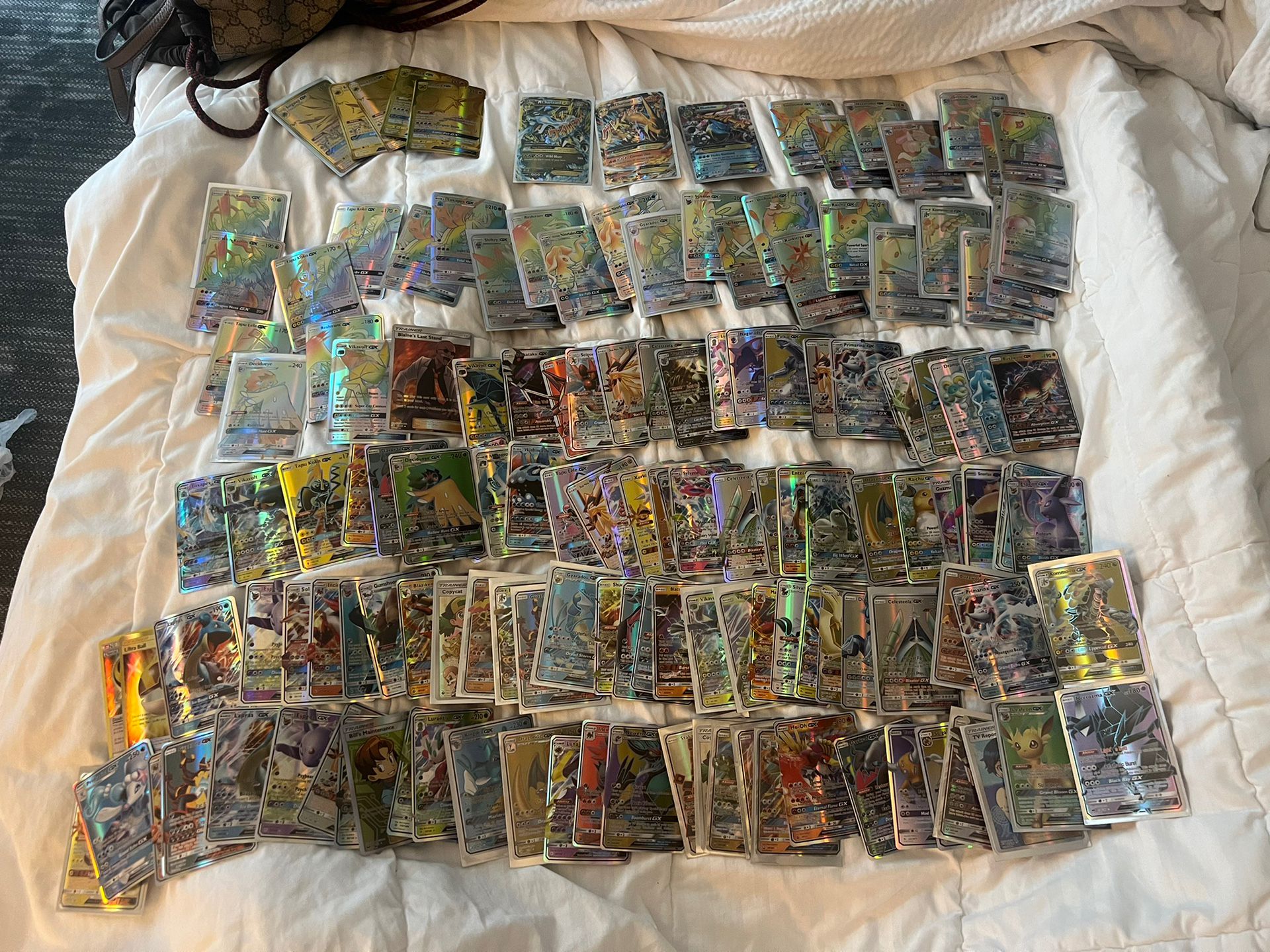 HUGE LOT of 289 Pokemon GX All Holographic / Shiny / Rare Trading Cards ...