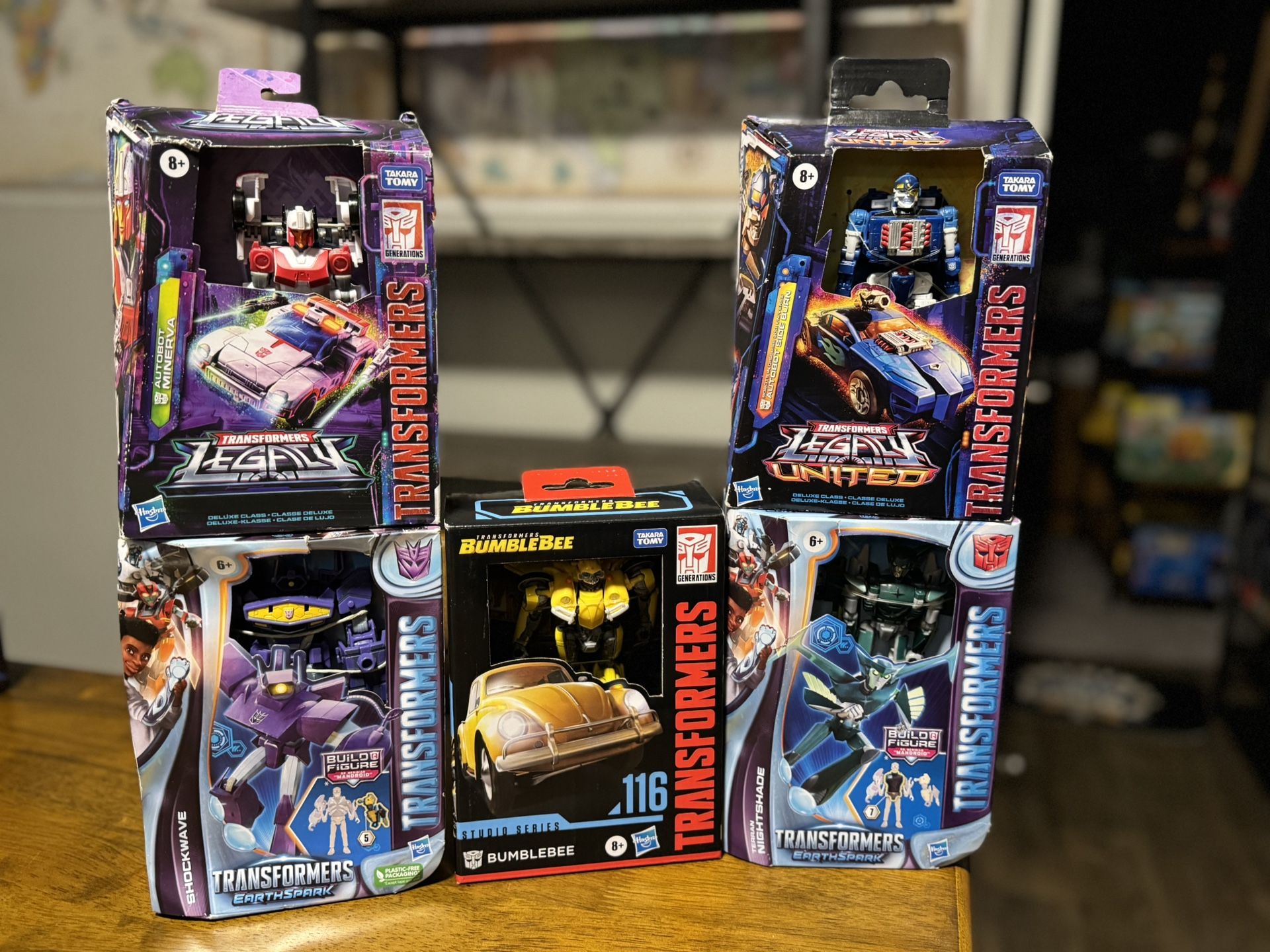 TRANSFORMERS LEGACY LOT OF 5 Shockwave Bumblebee Minerva Nightshade Sideburn NIB for Sale in San ...