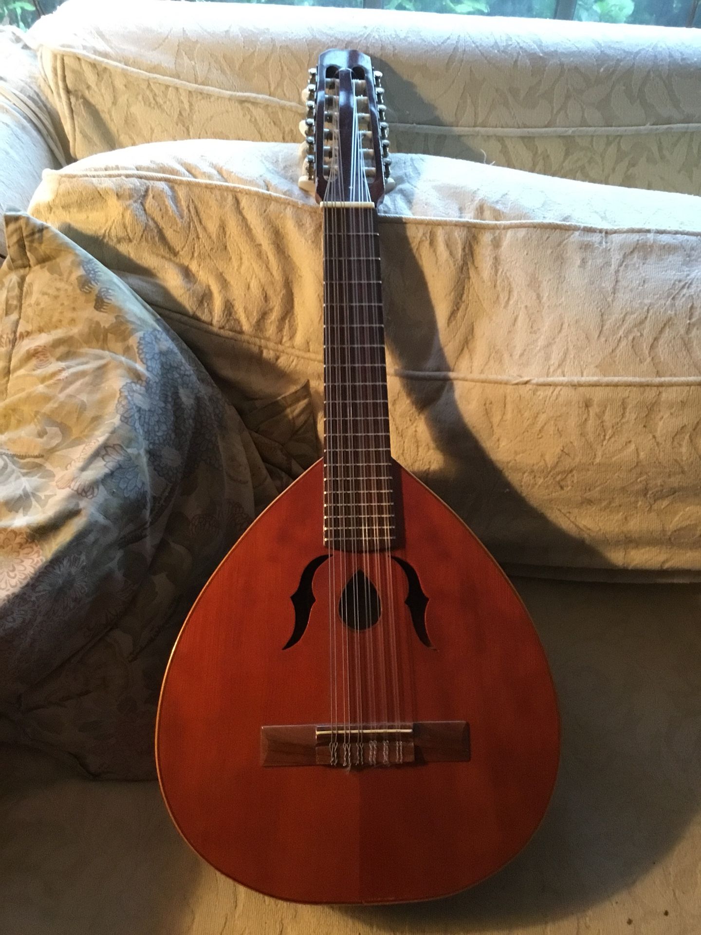 12 String Spanish Laud Acoustic Guitar Excellent Condition for Sale in ...