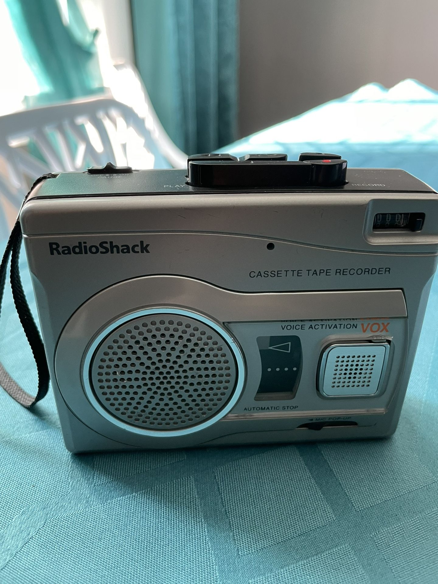 Radio Shack CTR-122 Handheld Cassette Tape Recorder VOX Voice ...