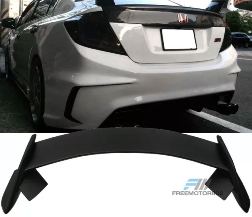 Fits 12-15 Honda Civic 9th Gen FB Sedan Gen X T-R Rear Trunk Spoiler ...
