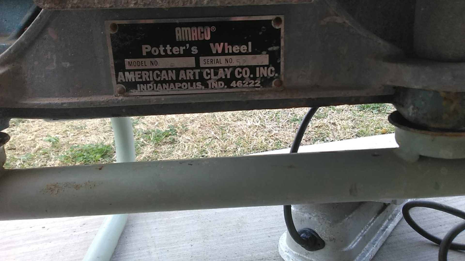 Amaco 2c-25 ELECTRIC POTTER'S WHEEL POTTERY 12" WHEEL Morse Borg Warner ...