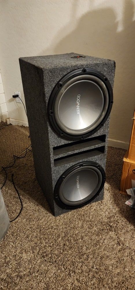 12 INCH KENWOOD SUBS WITH BOX for Sale in Phoenix, AZ - OfferUp