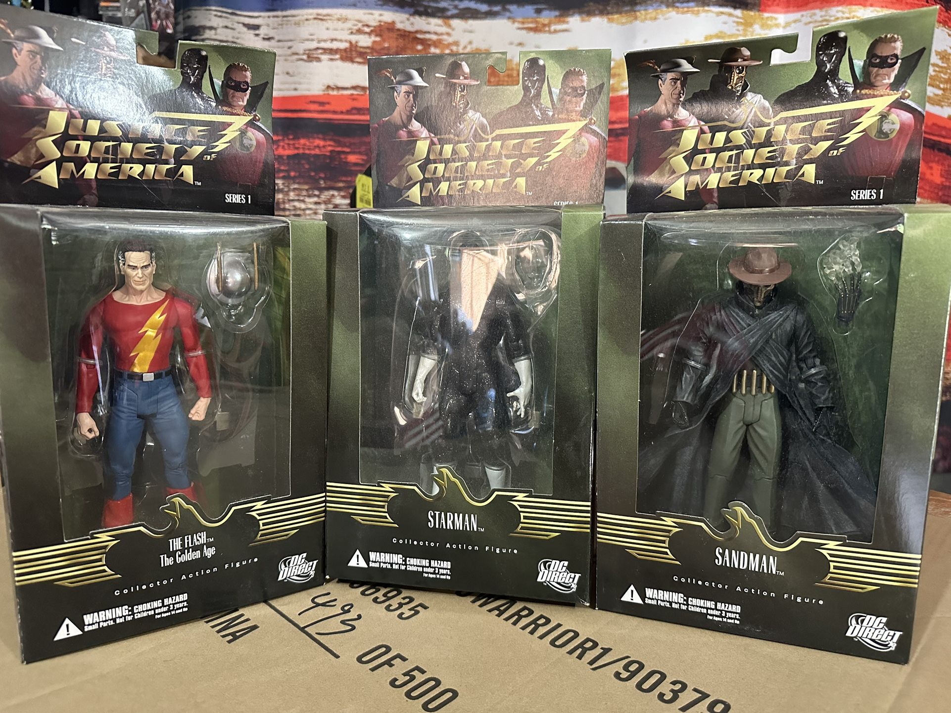 Ross JSA DC Direct Sandman Flash Starman for Sale in Graham, WA - OfferUp