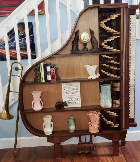 Baby Grand Piano Bookcase for Sale in Pompano Beach, FL - OfferUp