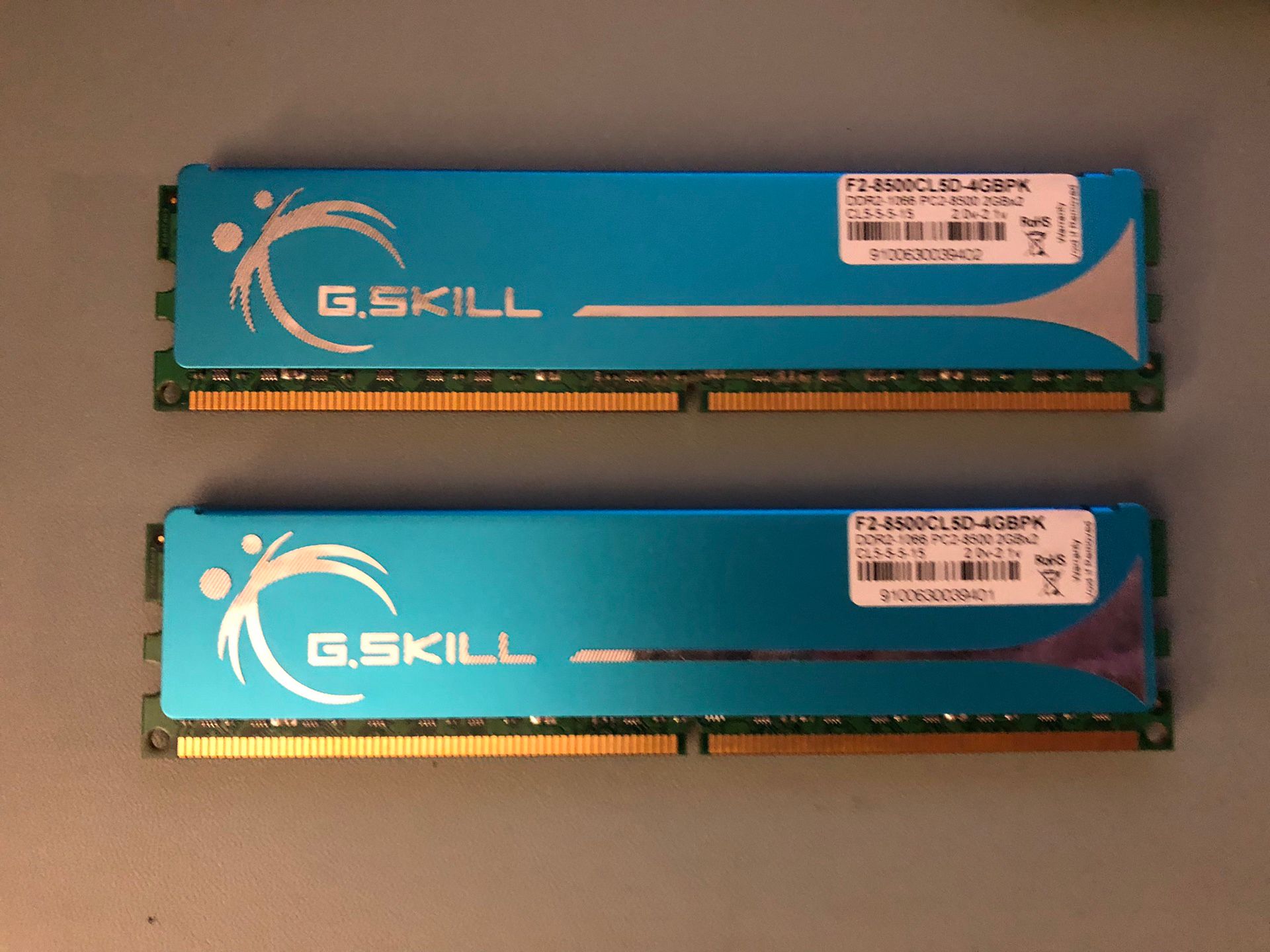 G. Skill DDR2 1066 2GB RAM Sticks for Sale in Spring Valley, CA - OfferUp