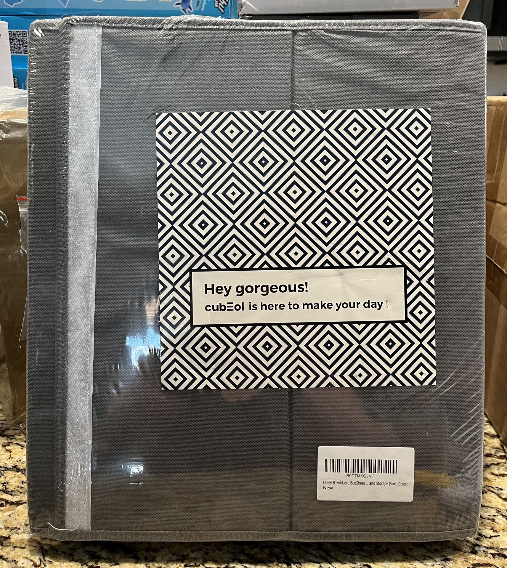 New In Package (4 Pack) Queen/King Blanket/Sheet Organizers (12.8”x15 ...