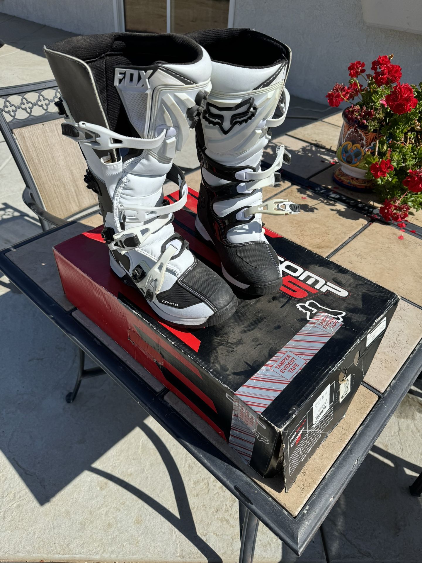 Fox Racing Comp 5 Men White Boots Size 11 for Sale in Moreno Valley, CA ...
