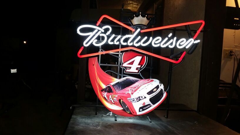 kevin harvick #4 budweiser neon racing sign for Sale in Moreno Valley ...