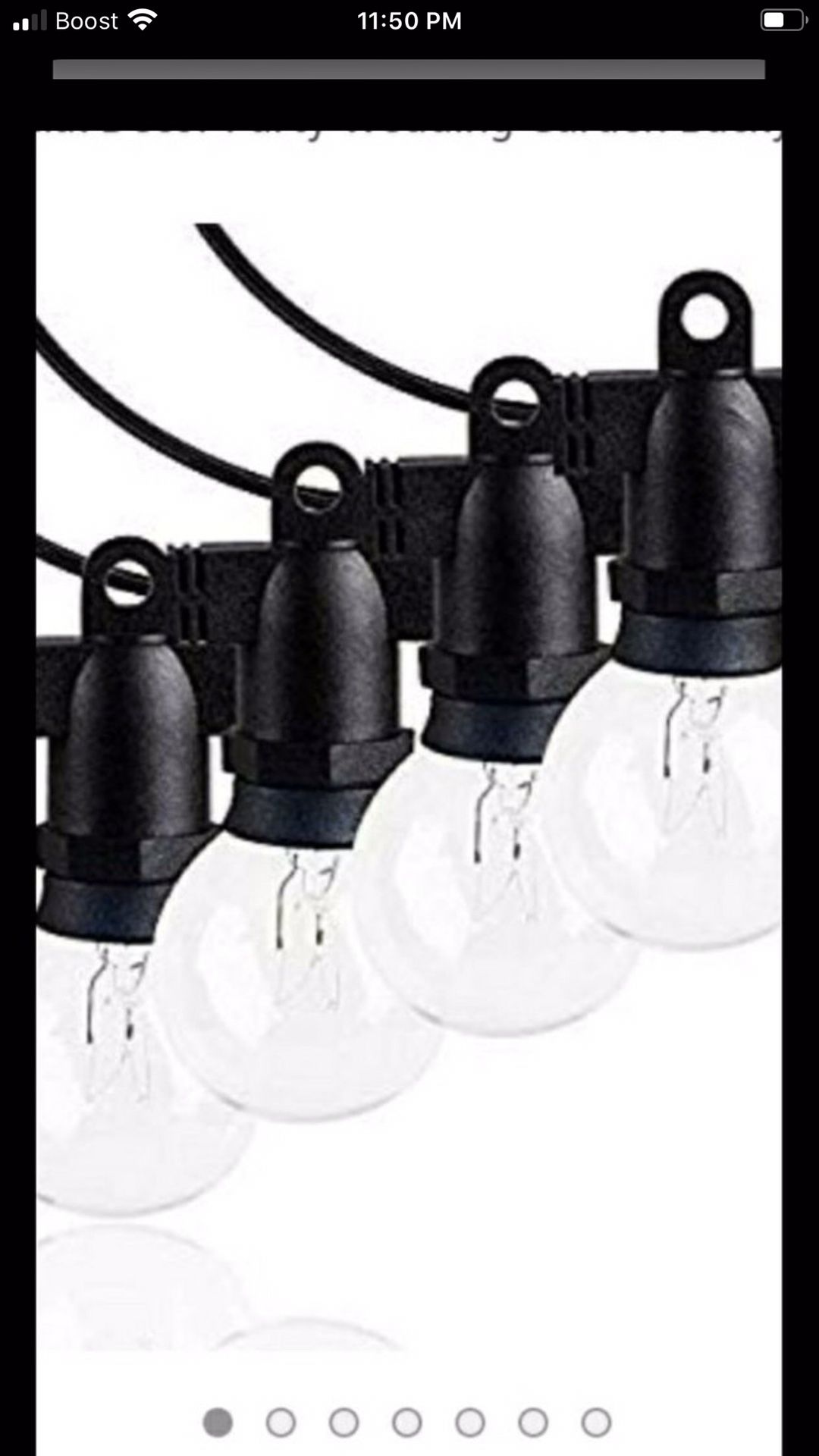 BRAND NEW SUMMER SPRING STRING LIGHTS 34FT.15BULBS SOCKET, OUTDOOR ...