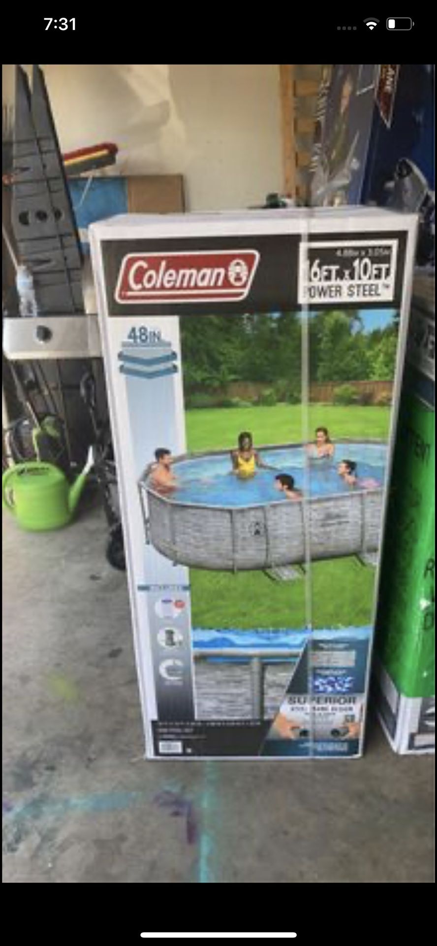 Coleman Pool 16x10x48 for Sale in Mansfield, TX - OfferUp