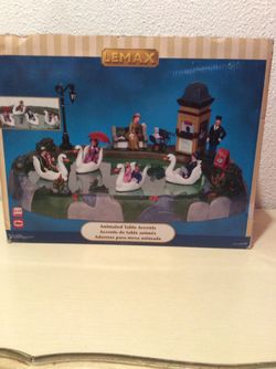 Swan Boat Ride Lemax Boat | EBay