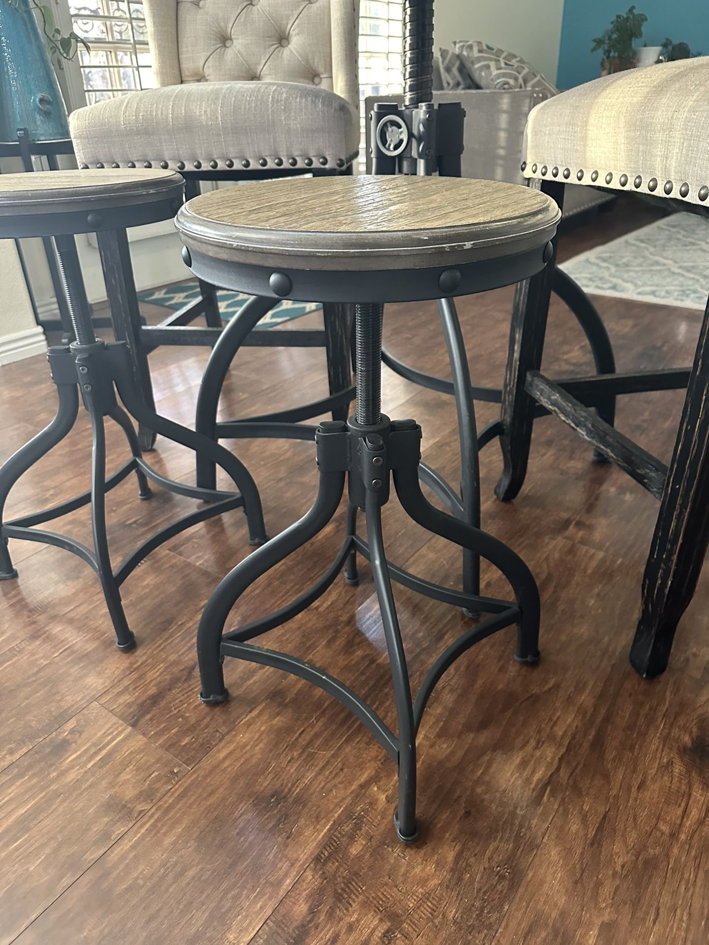 Adjustable Table w 2 chairs & 2 Adjustable Stools for Sale in Gilbert ...