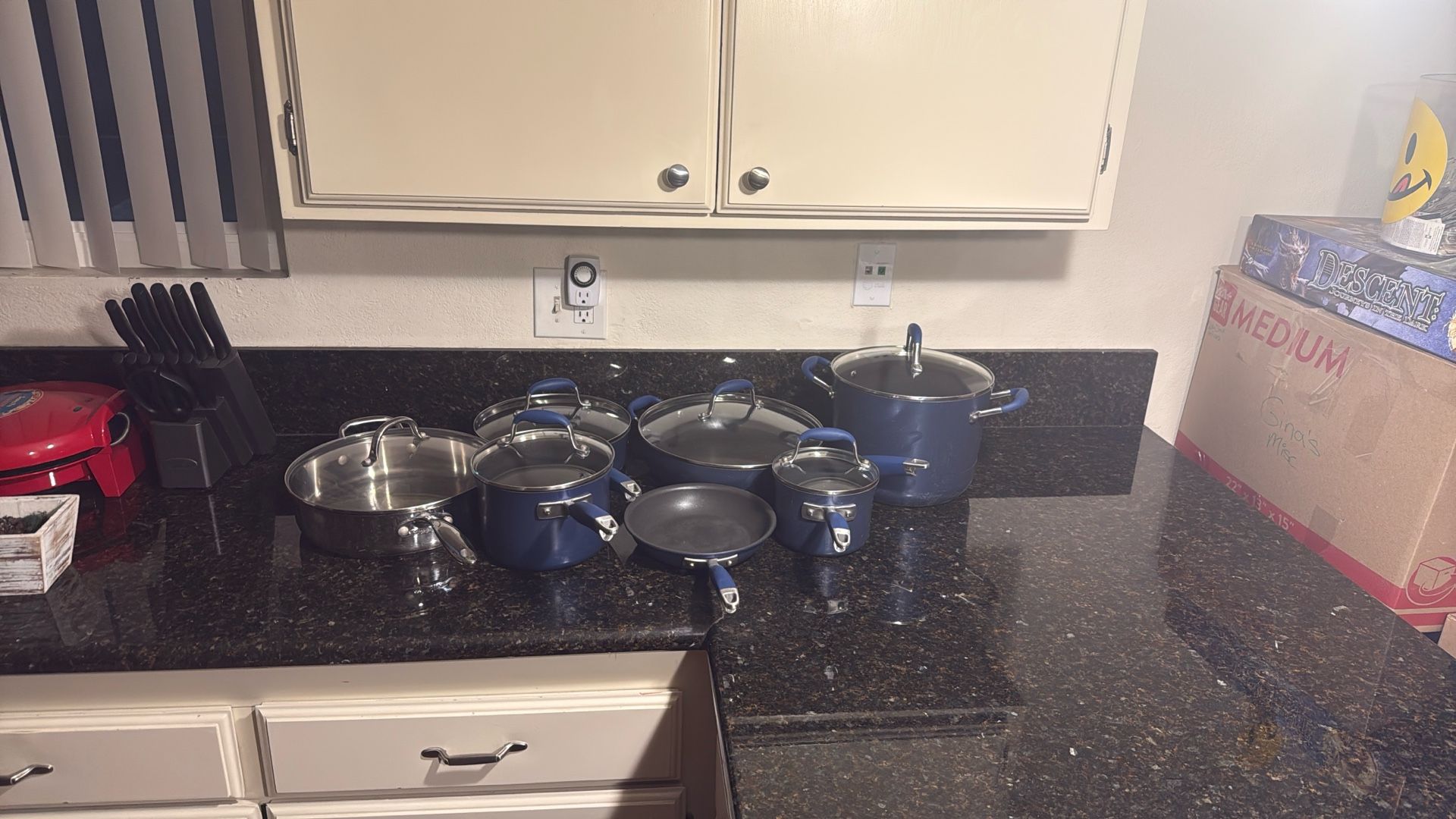 Blue Anolon Pots And Pans Set for Sale in El Cajon, CA - OfferUp