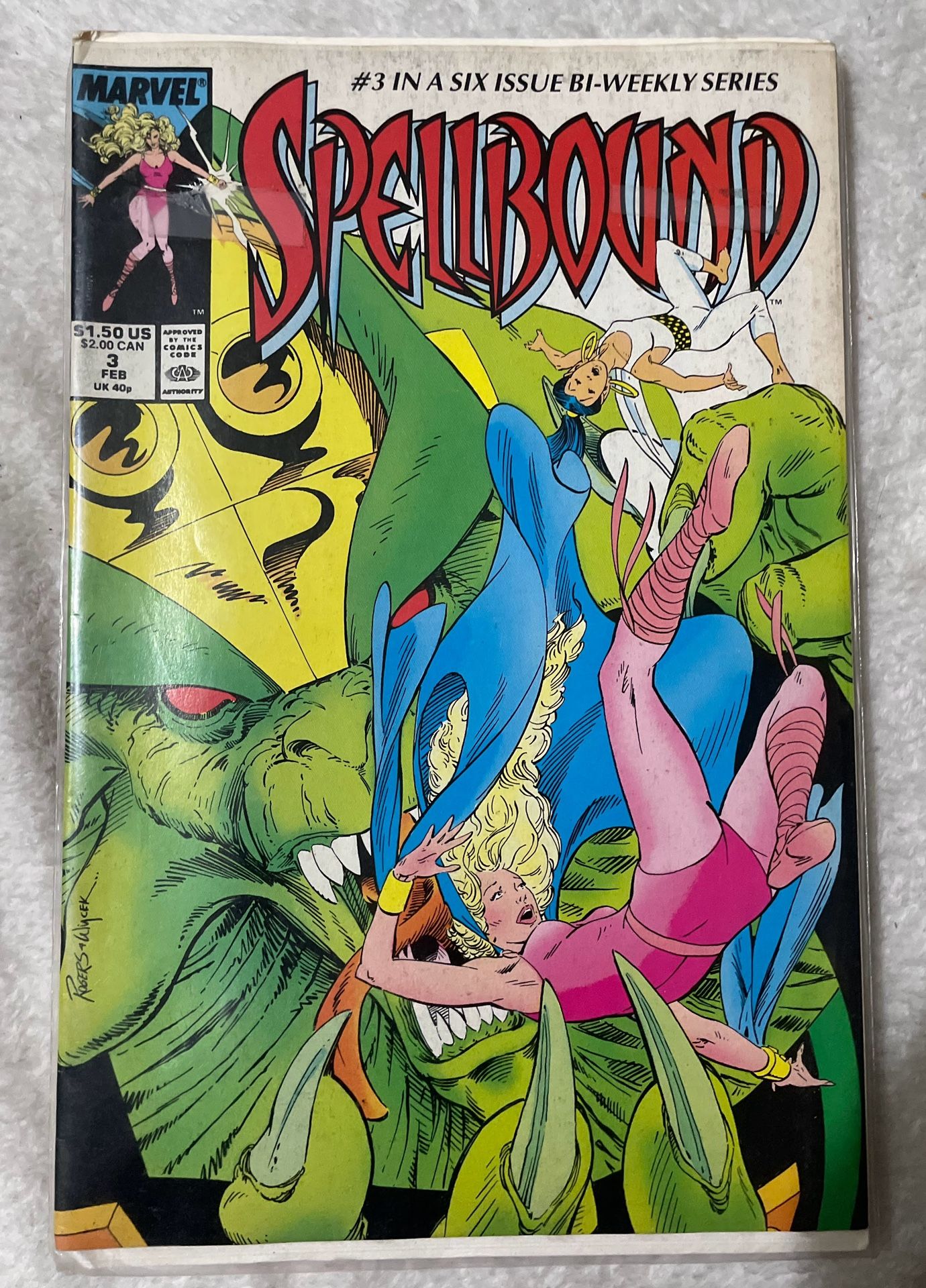 Marvel Comics: SPELLBOUND Vol.#1, Issue#3 (March 1988) for Sale in Troy, OH - OfferUp