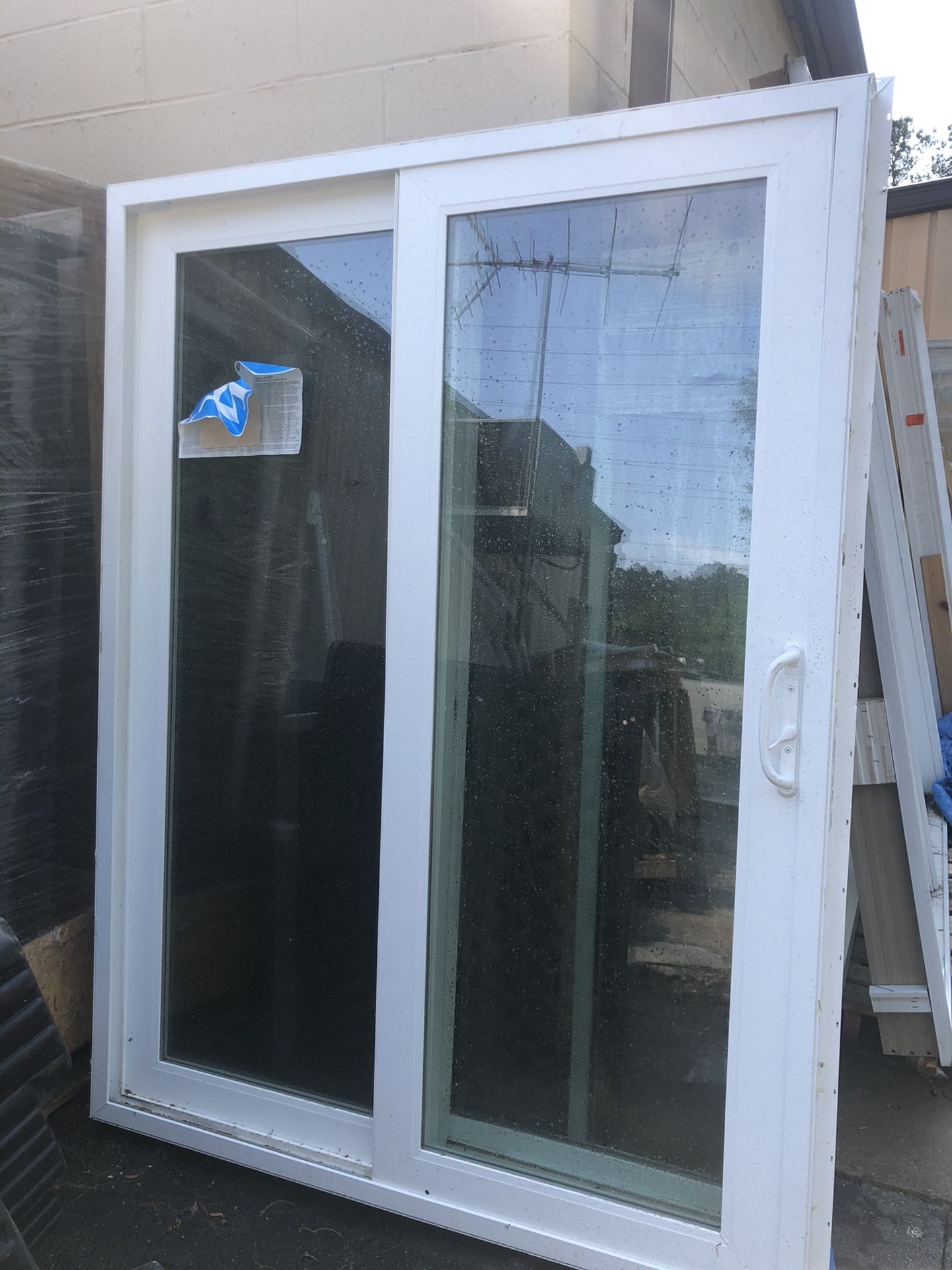 Premium Vinyl Sliding Patio door-60x80 new for Sale in Marietta, GA ...