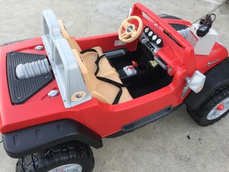 Jeep Hurricane Power Wheels Red