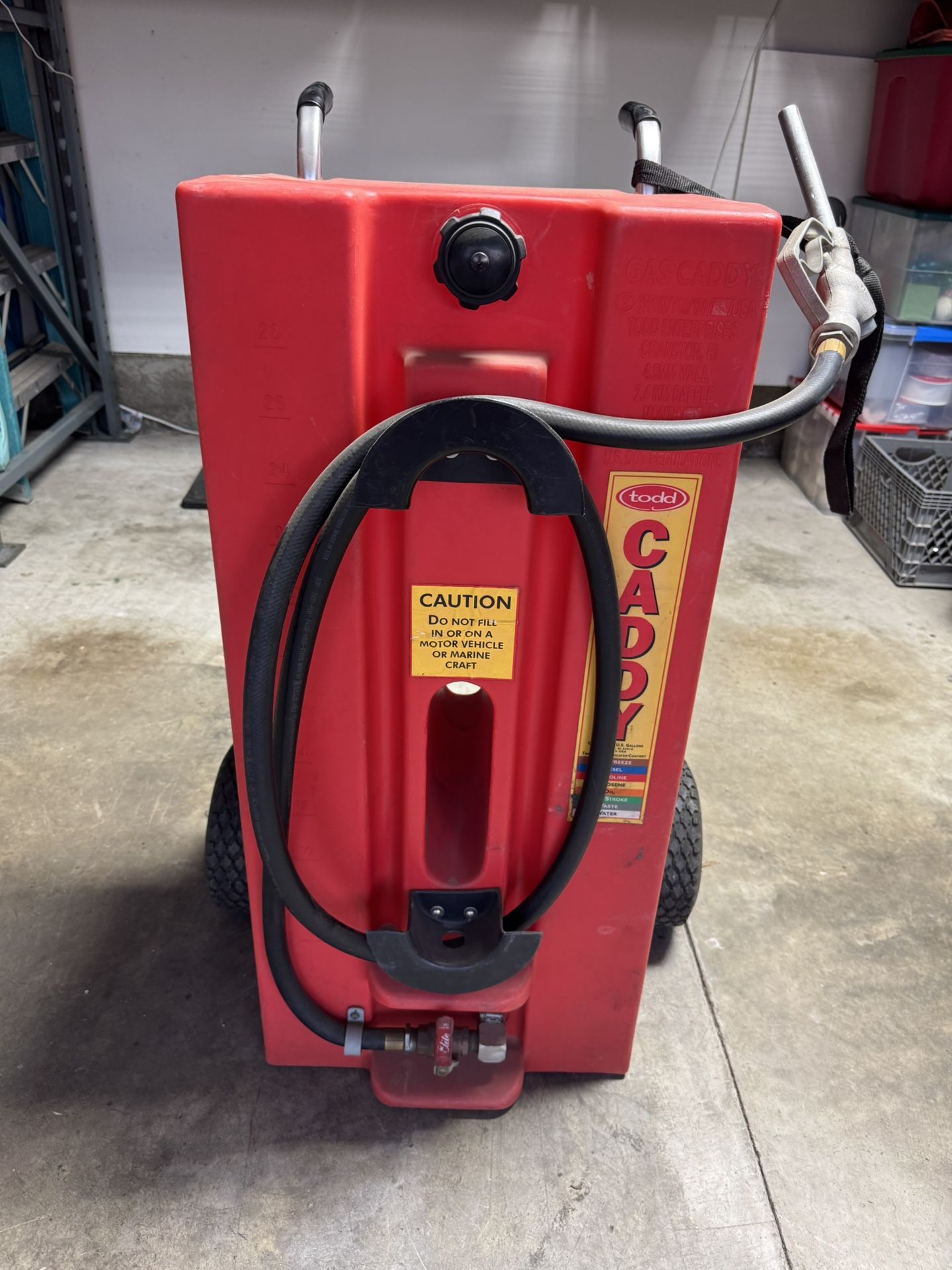 28 Gallon Todd Gravity Feed Fuel Gas Caddy for Sale in Anaheim, CA ...
