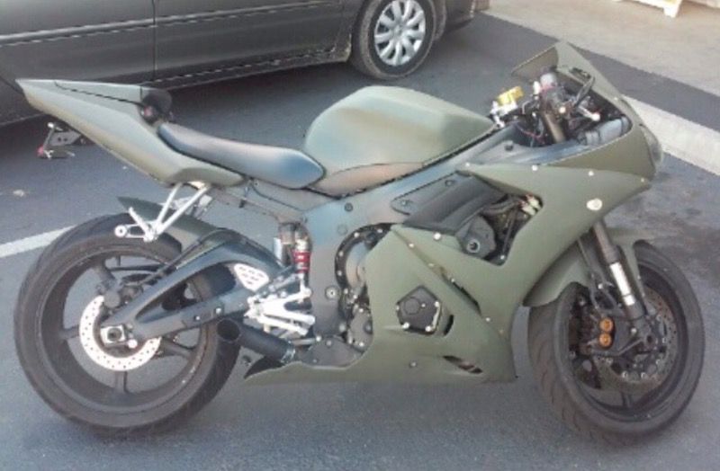 2005 Yamaha R6 matte army green [NEW LOWERED PRICE] for Sale in ...