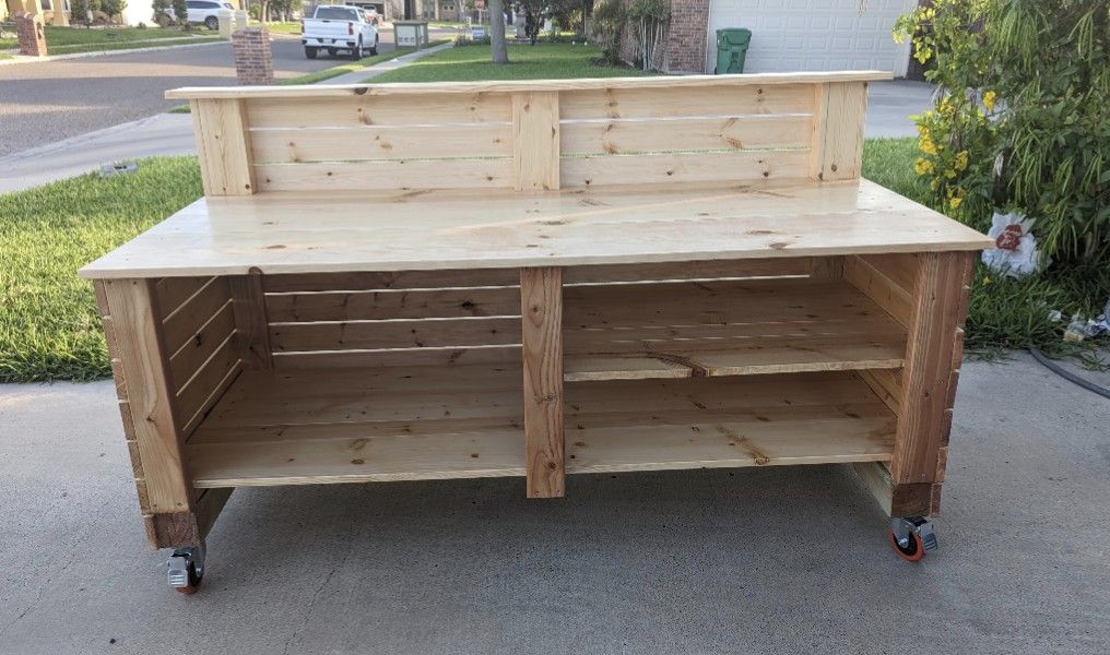 Outdoor BBQ serving table for Sale in Pharr, TX - OfferUp