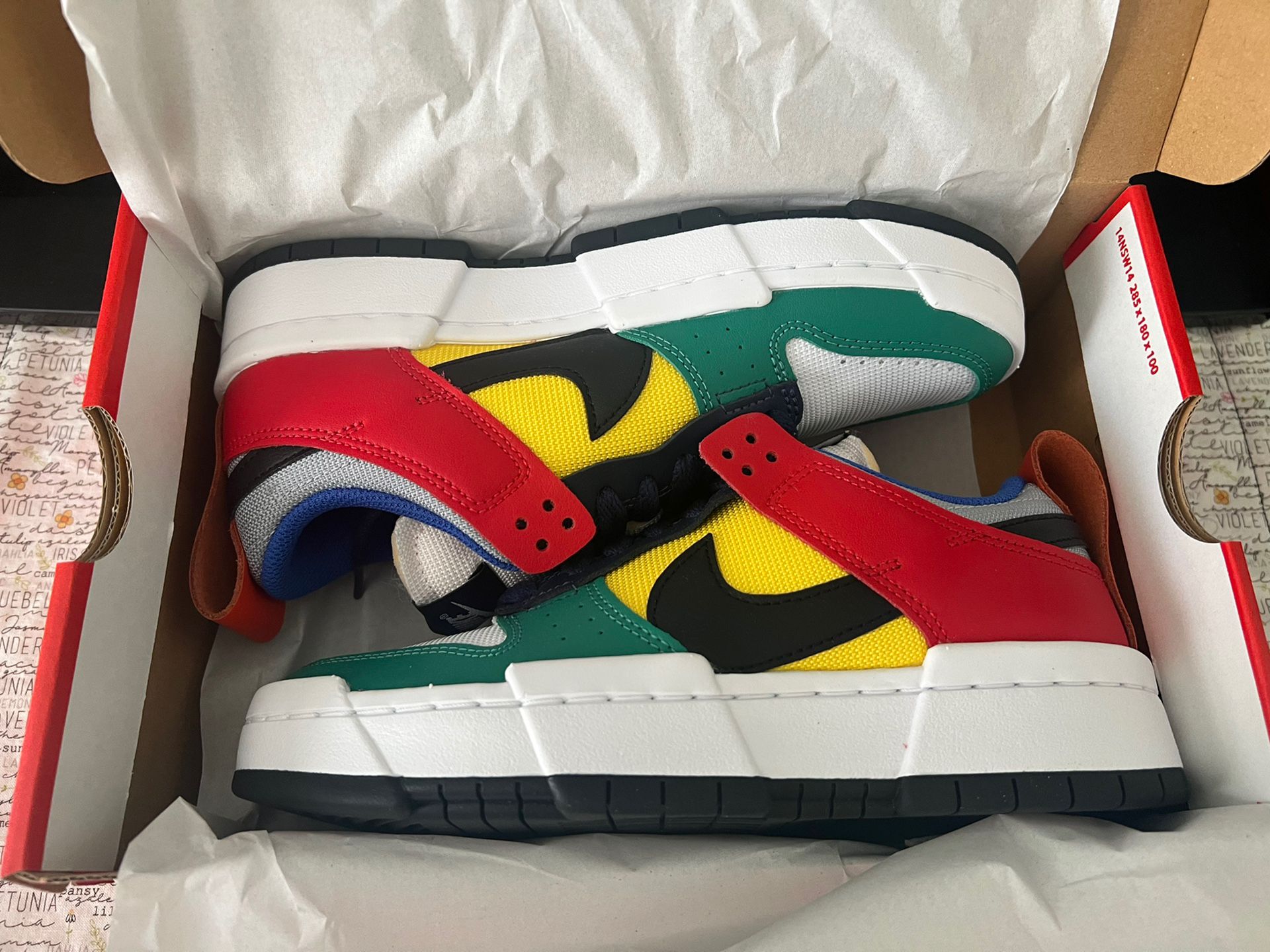 Dunks Men Giày Nike Dunk Low Disrupt 'Multi-Color' (WMNS) CK6654-004 ...