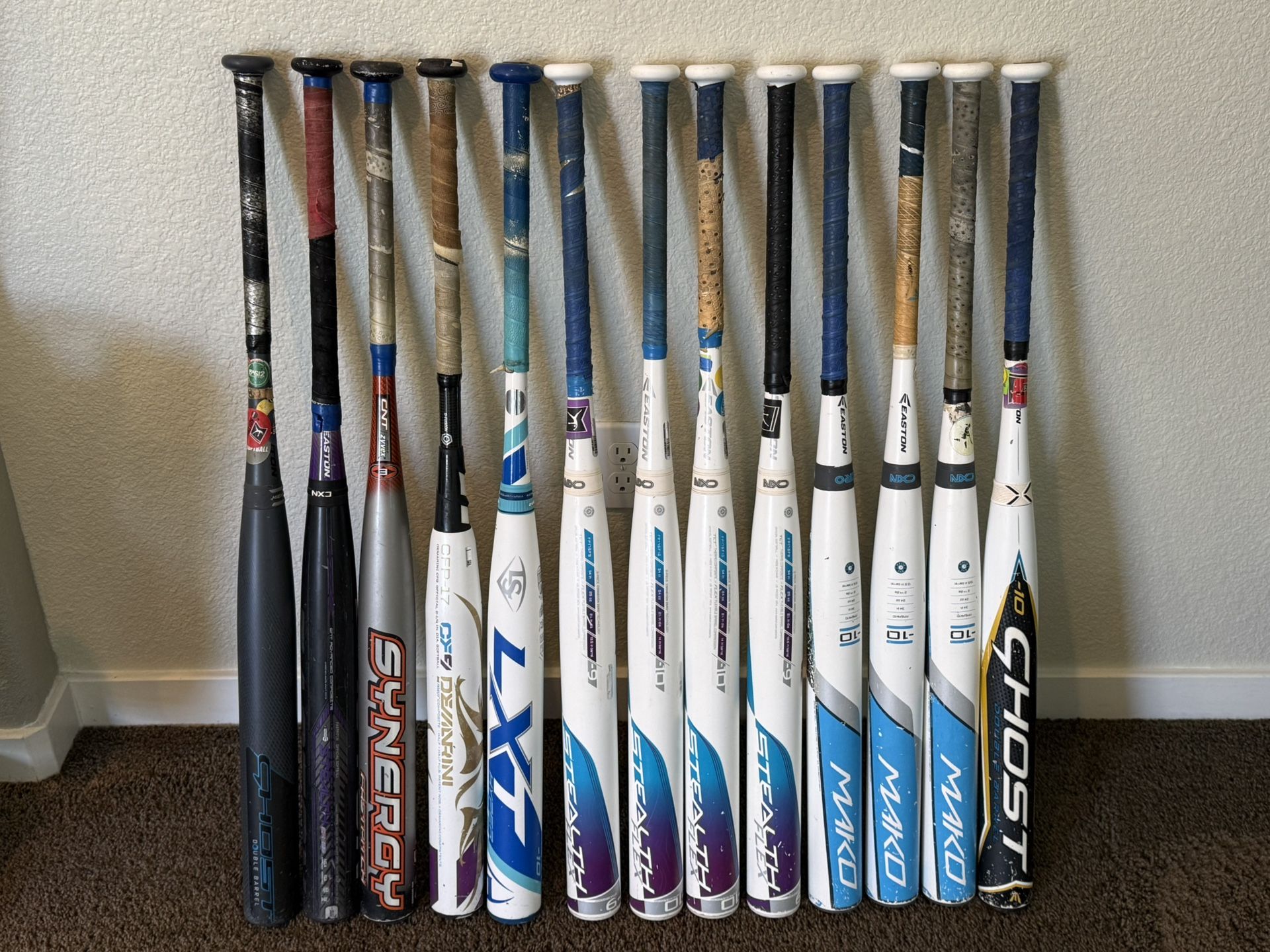 Softball Bats ( Fastpitch ) Several Types PRICES BELOW for Sale in ...