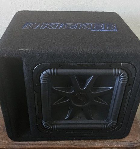 Kicker L7 Solo Baric 12 In Sub Enclosure for Sale in Phoenix, AZ - OfferUp