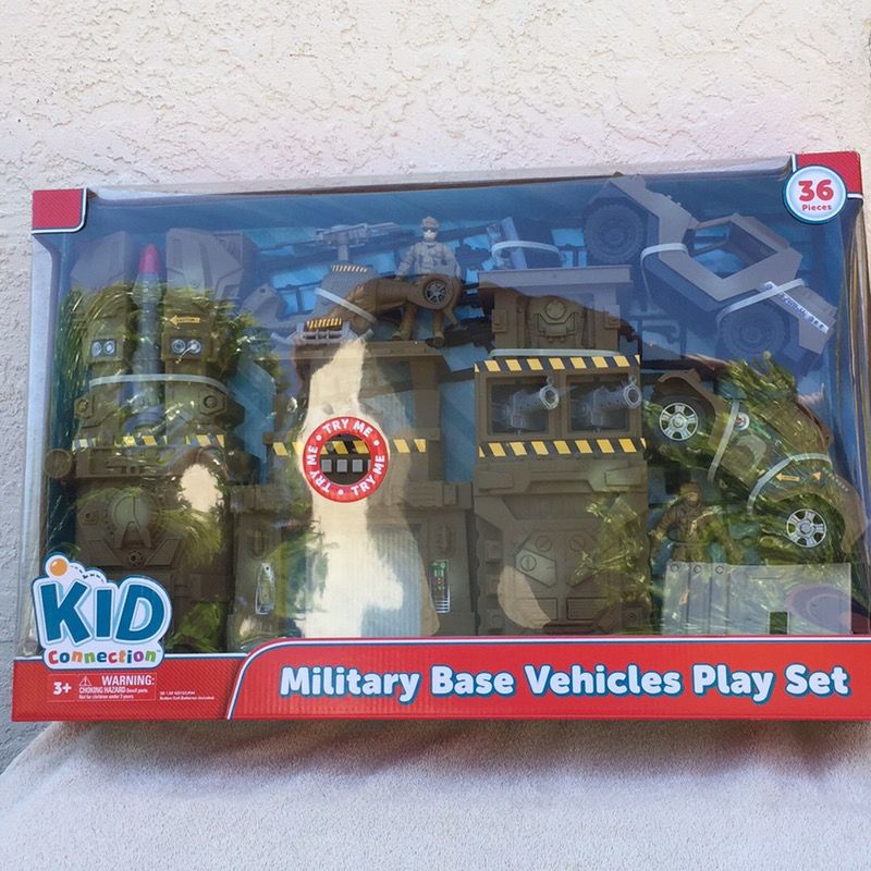 New boxed Kid Connection Military Base Vehicles Play Set for Sale in ...