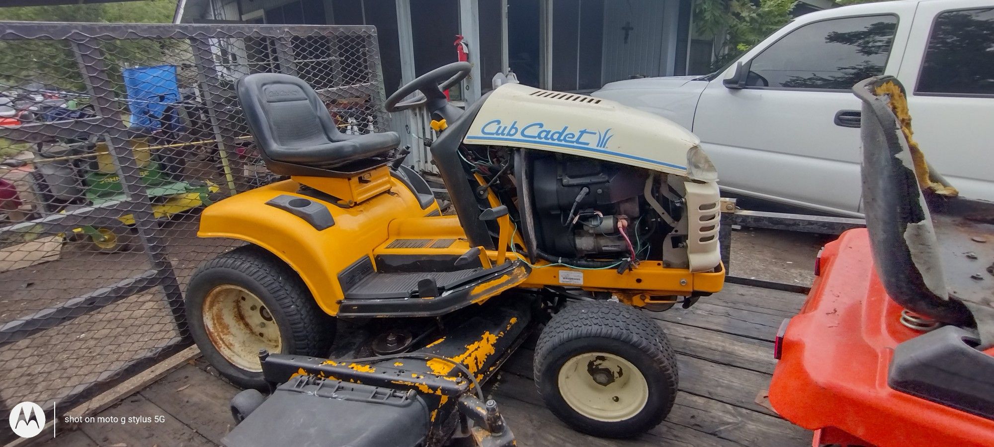 Heavy duty Gt2186 shaft driven Cub cadet riding mower parts or fix read ...